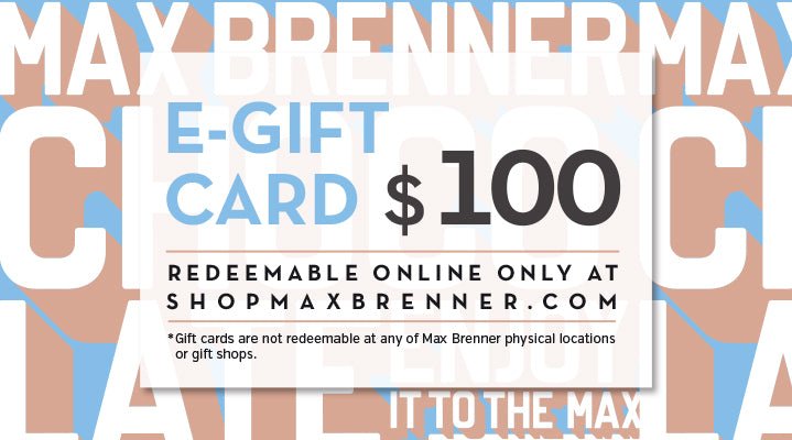 MAX BRENNER GIFT CARD – Shop Max Brenner | USA
