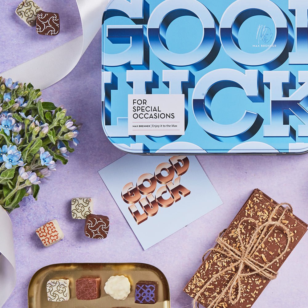 Good Luck Chocolate Gift Box: Premium Handcrafted Chocolate – Shop Max ...